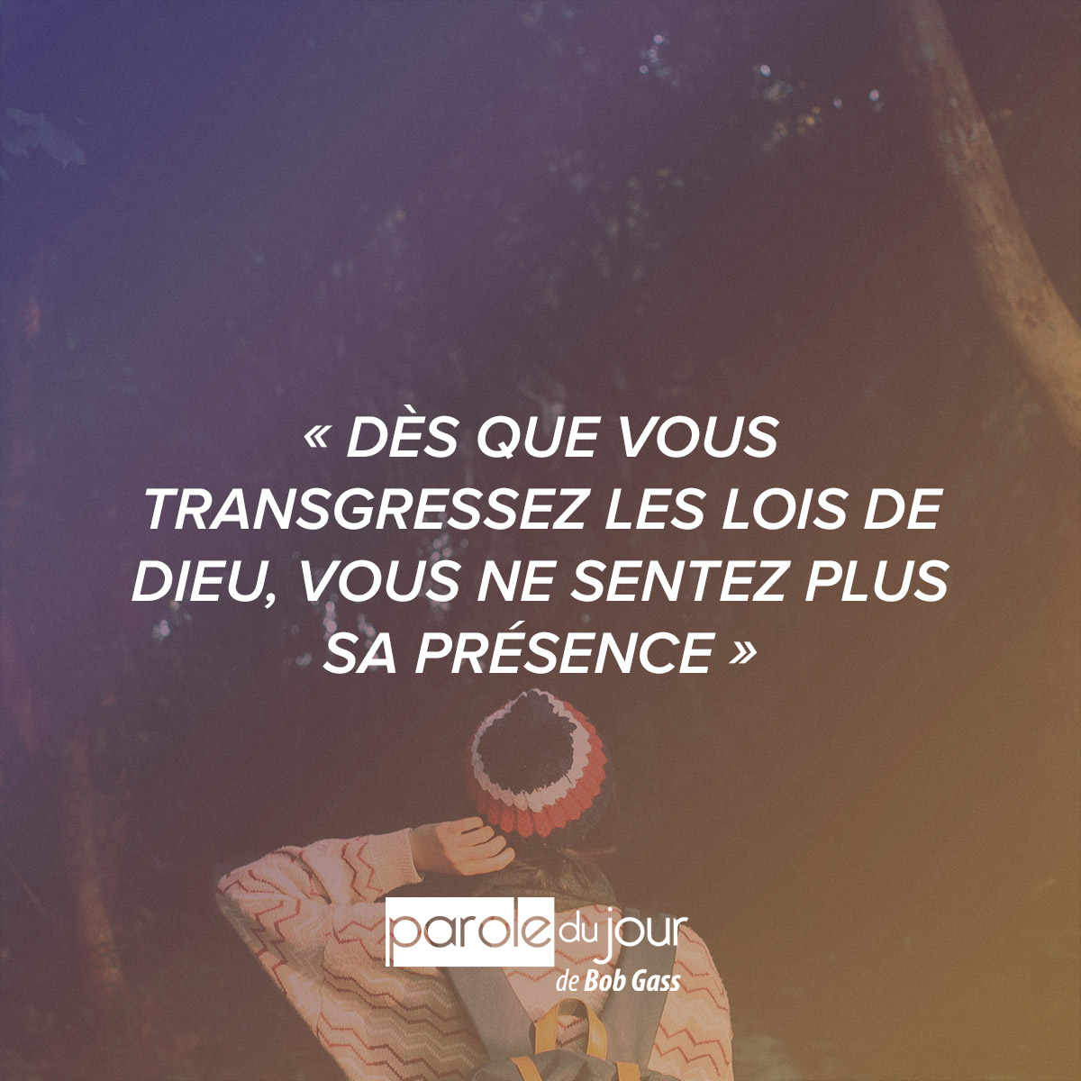 Préservez votre intimité avec Dieu - Parole du Jour