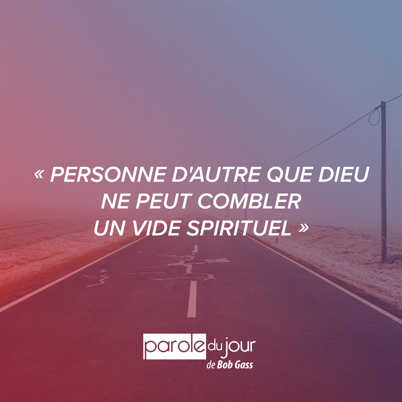 L’indispensable relation avec Dieu - Parole du Jour