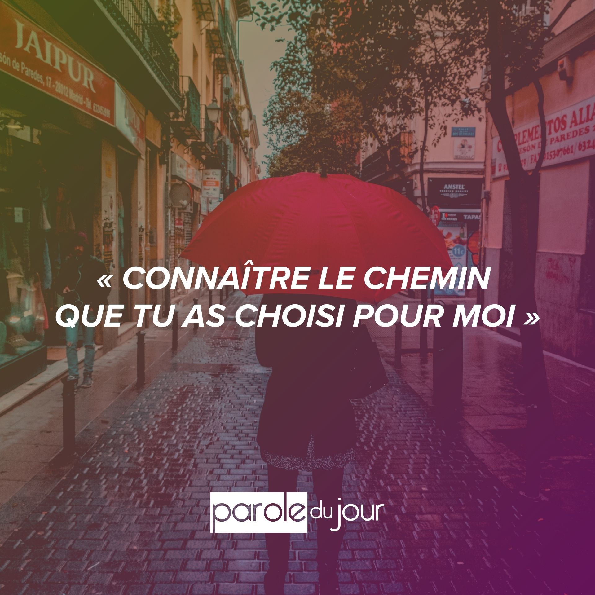 Ma raison d’être - Parole du Jour