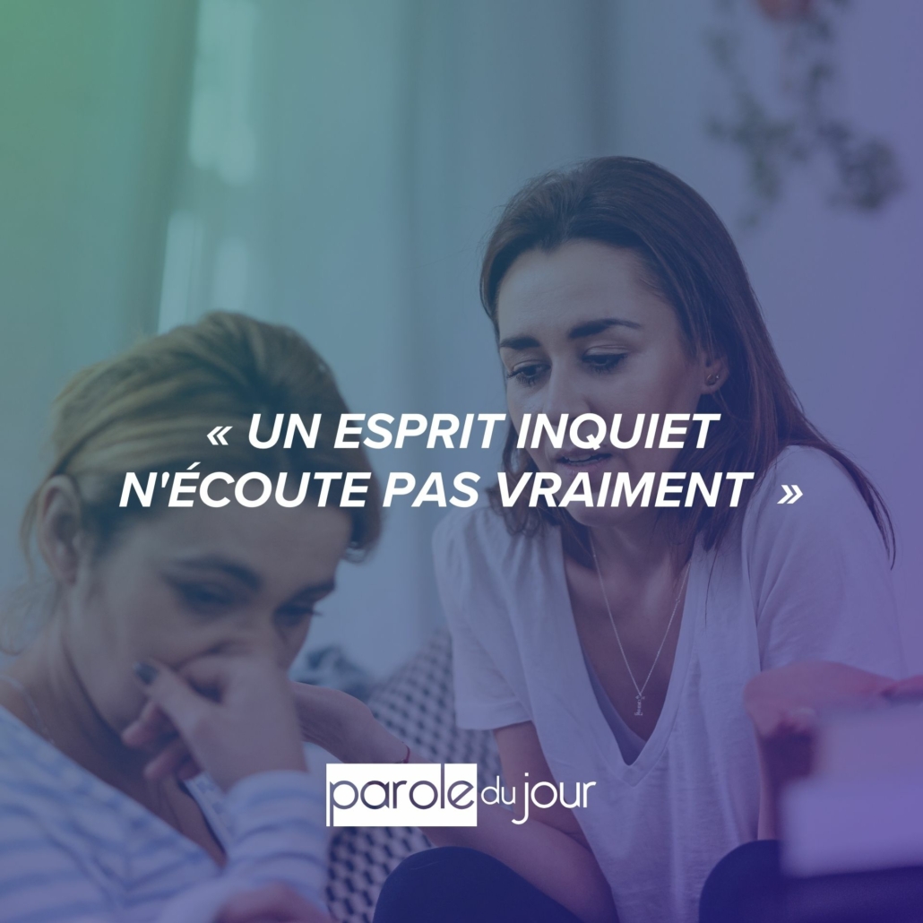 Écouter attentivement - Parole du Jour